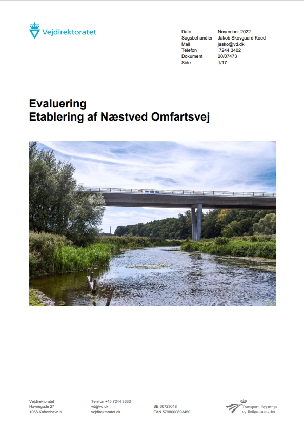 Evaluering af etablering af Næstved Omfartsvej